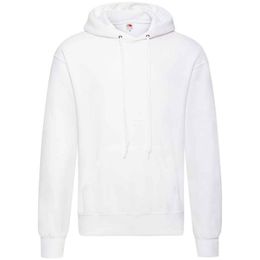 Fruit of the Loom - "Classic" Sweatshirt, mit Kapuze f&uuml;r Herren (Wei&szlig;)