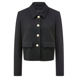 Peter Hahn - Jersey-Jacke, schwarz, Gr. 46 / L