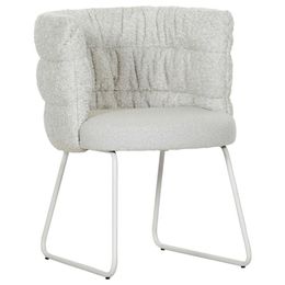 Novel Stuhl, Beige, Textil, Kufe, 62x80x62 cm, Esszimmer, St&uuml;hle, Esszimmerst&uuml;hle