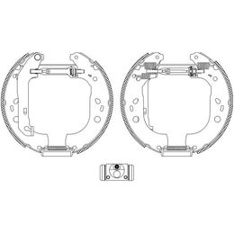 TEXTAR Bremsbackensatz Shoe Kit Pro 84061400 f&uuml;r Ford