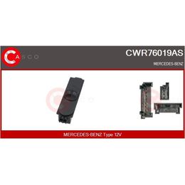 Casco Schalter, Fensterheber cwr76019as fahrerseitig f&uuml;r Chrysler Mercedes