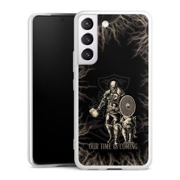 DeinDesign Galaxy S22 Handy Slim Case Silikon Handyh&uuml;lle transparent H&uuml;lle extra d&uuml;nn Tv Show Designs Wikinger Vikings Silikon Slim Case