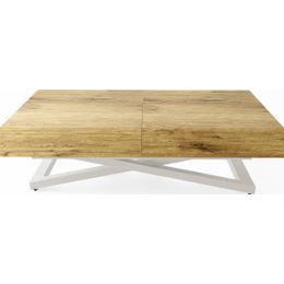 COUCHTISCH Cavetta U h&ouml;henverstellbar ausziehbar, Lancelot Eiche 120-200/80/27-76 cm