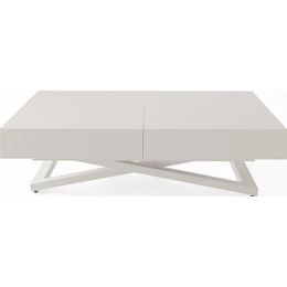 COUCHTISCH Cavetta U h&ouml;henverstellbar ausziehbar, Kaschmir Beige 120-200/80/27-76 cm