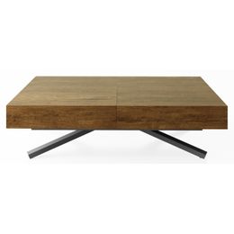 COUCHTISCH Cavetta X h&ouml;henverstellbar ausziehbar, Lefkas Eiche 120-200/80/27-76 cm