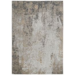 Novel Vintage-Teppich Bari, Grau, Textil, Vintage, rechteckig, 160x230 cm, ISO 9001, Textiles Vertrauen - Oeko-Tex&reg;, Global Recycled Standard (Grs), f&uuml;r Fu&szlig;bodenheizung geeignet, rutschfest, in verschiedenen Gr&ouml;&szlig;en erh&auml;ltlich, Hausstauballergiker waschbar, platzsparend, leicht zusammenrollbar, Teppiche & B&ouml;den, Teppiche, Vintage-Teppiche
