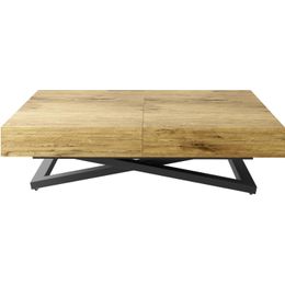 COUCHTISCH Cavetta U h&ouml;henverstellbar ausziehbar, Lancelot Eiche 120-200/80/27-76 cm