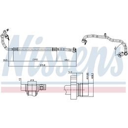 NISSENS Hochdruckleitung, Klimaanlage 846921 f&uuml;r CUPRA VW