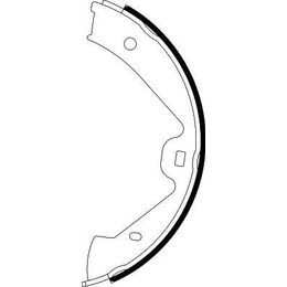Hella Bremsbackensatz, Feststellbremse 8da355050221 f&uuml;r AMC VW Porsche
