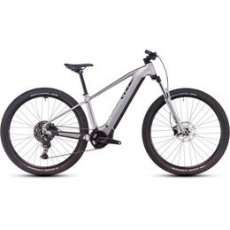 Cube Reaction Hybrid ONE 600 | Gr. L | Aluminium E-MTB Hardtail Silber