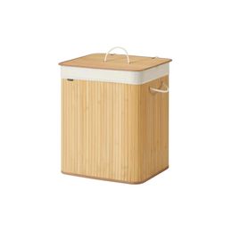 H&ouml;ffner W&auml;schebox holzfarben MDF-Platte,Metall,Stoff,Bambus Ma&szlig;e (cm): B: 50 H: 61 &raquo; H&ouml;ffner