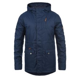 !Solid Wintermantel SOLID "Winterjacke SDBello", Herren, Gr. L, blau (insignia b), Obermaterial: 100% Polyester PES., M&auml;ntel Wintermantel