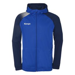 Trainingsjacke Kempa "Kapuzenjacke Ambition 28", Herren, Gr. L, blau (royal, marine), Obermaterial: 100% Polyester Pol. recyc.., Jacken Trainingsjacke