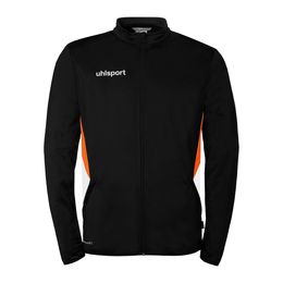 Trainingsjacke Uhlsport "Trainingsjacke Equipe 29 Classic", Herren, Gr. 4XL, schwarz (schwarz, wei&szlig;, fluo orange), Obermaterial: 100% Polyester Pol. recyc.., Jacken Trainingsjacke