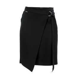 Wickelrock SURI FREY "Wickelrock SFY Freyday", Damen, Gr. L, schwarz (schwarz 100), Obermaterial: 97% Polyester PES. 3% Elasthan EL., R&ouml;cke Wickelrock