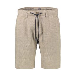 Chinoshorts Lerros "Sommerliche Chino-Shorts aus reiner Baumwolle mit Tunnelzug", Herren, Gr. 30, medium kitt, 100% Baumwolle, Hosen Chinoshorts