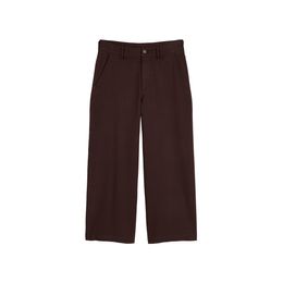 Marc O'Polo Chinohose MARC O'POLO DENIM "aus Organic-Cotton-Lyocell-Stretch", Damen, Gr. L, Normalgr&ouml;&szlig;en, burnt aubergine, Twill, Obermaterial: 81% Baumwolle, 18% Lyocell, 1% Elasthan. Futter: 100% Baumwolle, unifarben, loose fit kn&ouml;chelfrei, Hosen Chinohose
