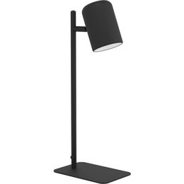 Eglo Tischleuchte "CEPPINO", schwarz, &Oslash; 7,2cm H: 38cm, 1 Stk., Leuchten, Tischleuchte aus Stahl - inkl. GU10 - 4,5W, Tischleuchte