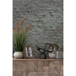 Vliestapete next "CONTEMPORARY BRICK Vliestapete 10mx52cm", grau, B:0,52m H:0m L:10m, Vlies, Tapeten