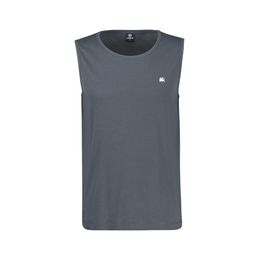 Tanktop Lerros, Herren, Gr. L, lava grau, Single Jersey, Obermaterial: 100% Baumwolle, unifarben, regular fit h&uuml;ftbedeckend, Rundhals, Tops Tanktop, Sommershirt/&auml;rmellos mit Logodruck