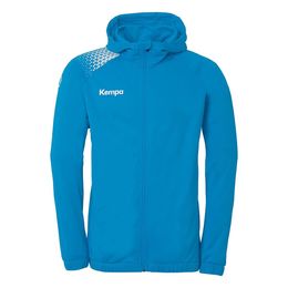 Trainingsjacke Kempa "Kapuzenjacke Ambition 28", Herren, Gr. XXL, Kempablau, wei&szlig;, Obermaterial: 100% Polyester Pol. recyc.., Jacken Trainingsjacke