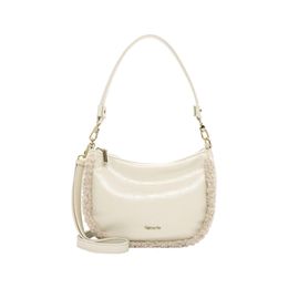 Beuteltasche Tamaris "Beutel TAS Gitta", Damen, Gr. B/H/T: 28cm x 20cm x 10cm 0, beige (beige 400), Polyurethan, Taschen Beuteltasche