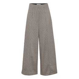 Stoffhose Ichi "Casual Hose IHKATE", Damen, Gr. L, N-Gr, beige (nomad), Obermaterial: 70% Polyester PES. 28% Viskose CV. 2% Elasthan EL., Hosen Stoffhose