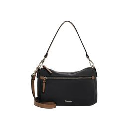 Beuteltasche Tamaris "Beutel TAS Gertraud", Damen, Gr. B/H/T: 28cm x 18cm x 10cm 0, grau (grau 800), Polyurethan, Taschen Beuteltasche