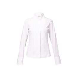 Langarmbluse SURI FREY "Bluse SFY Freyday", Damen, Gr. S, wei&szlig; (wei&szlig; 300), Obermaterial: 100% Baumwolle CO., Blusen