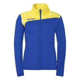 Trainingsjacke Kempa "Trainingsjacke Athletics 29 Poly Women", Damen, Gr. L, blau (royal, limonengelb), Obermaterial: 100% Polyester Pol. recyc.., Jacken Trainingsjacke