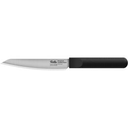 Universalk&uuml;chenmesser Fissler "ProcCut Collection", schwarz (edelstahl, silber, schwarz), Klingenl&auml;nge 14cm, Spezialklingenstahl, Kochmesser, Made in Germany, handgeschliffen, 12C27M Spezialmesserstahl