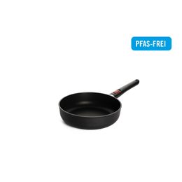 Schmorpfanne WOLL MADE IN GERMANY "Eco Lite QXR", schwarz, H:7cm &Oslash;:24cm, Pfannen, Schmorpfanne, PFAS-frei, 100% recyceltes Aluminium, Induktion