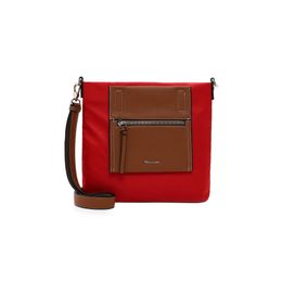 Umh&auml;ngetasche Tamaris "Umh&auml;ngetasche TAS Fabrizia", Damen, Gr. B/H/T: 28cm x 27cm x 6cm 0, rot (rot 600), Polyester, Taschen Umh&auml;ngetasche