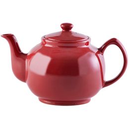 Price & Kensington Teekanne PRICE & KENSINGTON, rot, B:16cm H:14cm, Steingut, Kannen, Steingut