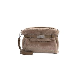 Emily & Noah Umh&auml;ngetasche EMILY & NOAH "Umh&auml;ngetasche E&N Heather", M&auml;dchen, Gr. B/H/T: 28cm x 19cm x 11cm 0, grau (taupe 900), Polyester, Taschen Umh&auml;ngetasche