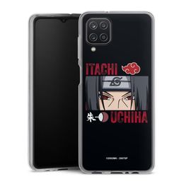 DeinDesign Galaxy A12 Handy Silikon H&uuml;lle Case transparent Handyh&uuml;lle Manga Itachi Uchiha Naruto Shippuden Silikon Case