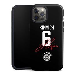 DeinDesign iPhone 12 Pro Max Handy Panzer Handyh&uuml;lle robuste Outdoor H&uuml;lle Schutzh&uuml;lle gl&auml;nzend Fcb Fc Bayern M&uuml;nchen Kimmich Tough Case