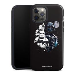 DeinDesign iPhone 12 Pro Max Handy Panzer Handyh&uuml;lle robuste Outdoor H&uuml;lle Schutzh&uuml;lle gl&auml;nzend Weltall Star Wars Movie Tough Case