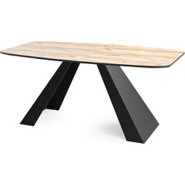 ESSTISCH Monte rechteckig ausziehbar, Craft Eiche 180-220/90/76 cm