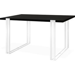 ESSTISCH Lilo rechteckig ausziehbar, Schwarz 160-260/90/76 cm