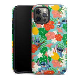 DeinDesign iPhone 12 Pro Max Handy Panzer Handyh&uuml;lle robuste Outdoor H&uuml;lle Schutzh&uuml;lle gl&auml;nzend Lilo & Stitch Movie Disney Tough Case