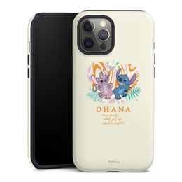 DeinDesign iPhone 12 Pro Max Handy Panzer Handyh&uuml;lle robuste Outdoor H&uuml;lle Schutzh&uuml;lle gl&auml;nzend Official Licensed Product Lilo & Stitch Disney Tough Case
