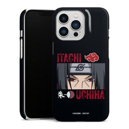 DeinDesign iPhone 13 Pro Handy Premium Case Smartphone Handyh&uuml;lle Schutzh&uuml;lle gl&auml;nzend Naruto Shippuden Manga Itachi Uchiha Premium Case