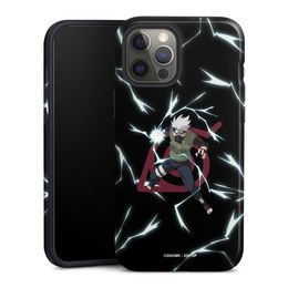DeinDesign iPhone 12 Pro Max Handy Panzer Handyh&uuml;lle robuste Outdoor H&uuml;lle Schutzh&uuml;lle gl&auml;nzend Naruto Shippuden Official Licensed Product Kakashi Tough Case