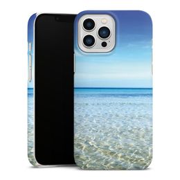 DeinDesign iPhone 13 Pro Max Handy Premium Case Smartphone Handyh&uuml;lle Schutzh&uuml;lle matt Urlaub Sky Ocean Premium Case