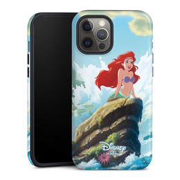 DeinDesign iPhone 12 Pro Max Handy Panzer Handyh&uuml;lle robuste Outdoor H&uuml;lle Schutzh&uuml;lle gl&auml;nzend Official Licensed Product Arielle Die Meerjungfrau Mermaid Tough 