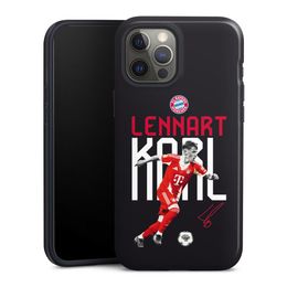 DeinDesign iPhone 12 Pro Max Handy Panzer Handyh&uuml;lle robuste Outdoor H&uuml;lle Schutzh&uuml;lle gl&auml;nzend Fcb Lennart Karl Official Licensed Product Tough Case