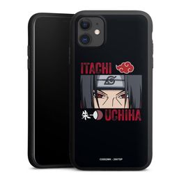DeinDesign iPhone 11 Handy Premium Silikon H&uuml;lle Handyh&uuml;lle schwarz Case Manga Itachi Uchiha Naruto Shippuden Silikon Premium Case