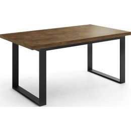 ESSTISCH Valentino rechteckig ausziehbar, Lefkas Eiche 160/240/90/75 cm