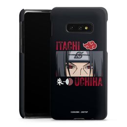 DeinDesign Galaxy S10e Handy Premium Case Smartphone Handyh&uuml;lle Schutzh&uuml;lle matt Naruto Shippuden Manga Itachi Uchiha Premium Case